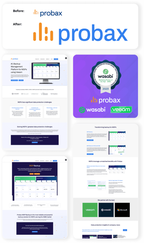 Compelling SaaS Website & Market Positioning for Probax